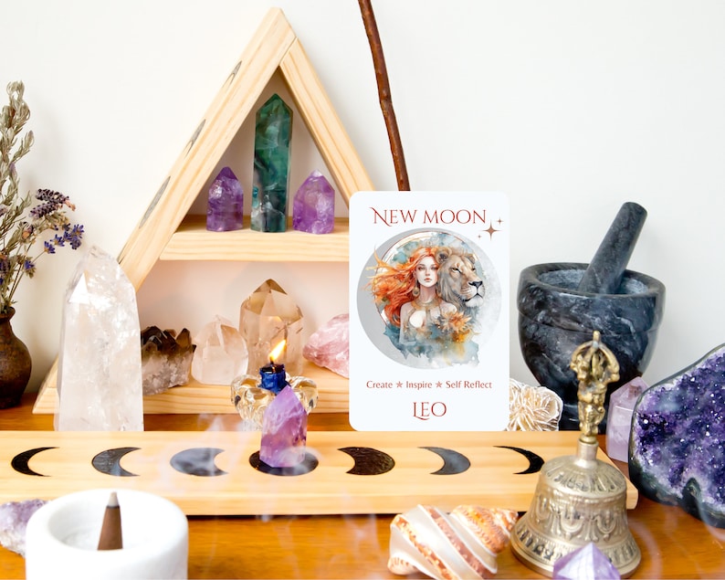 Astrology Goddess Moon Cards Printable Full & New Moon Oracle Deck ...