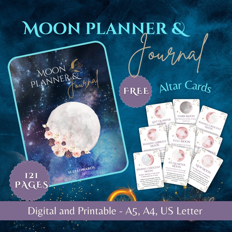 Moon Planner - Etsy