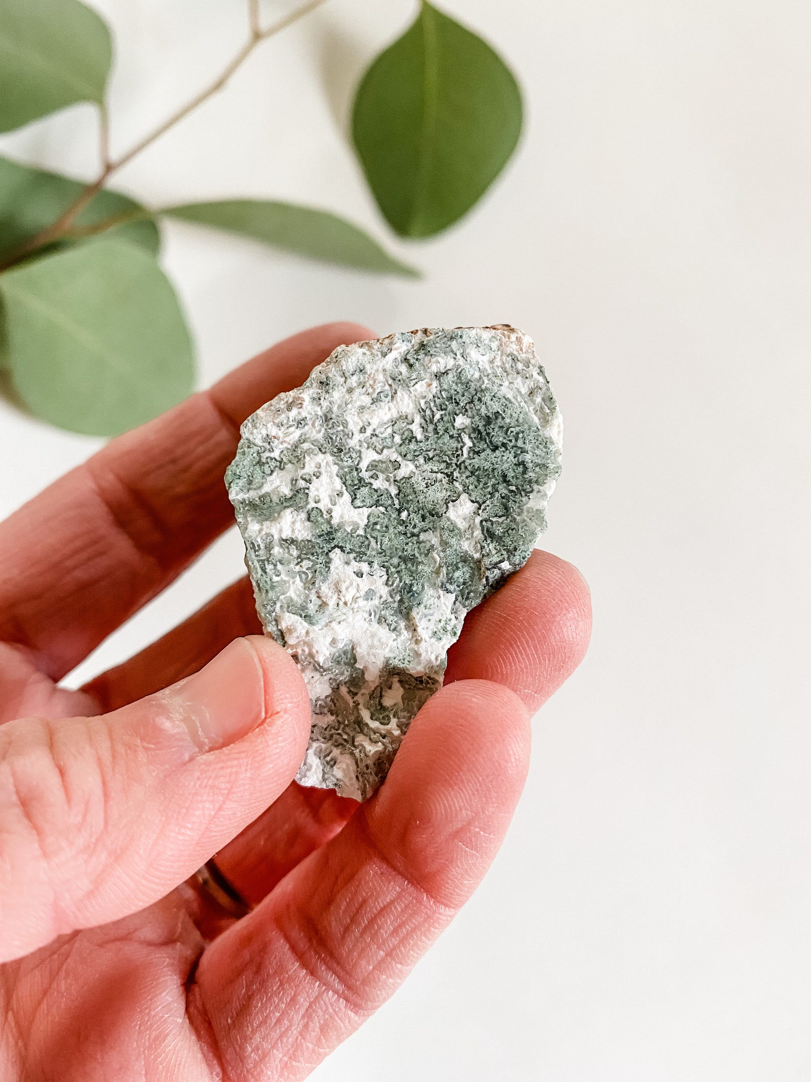 Raw Green Tree Agate Stones | Etsy