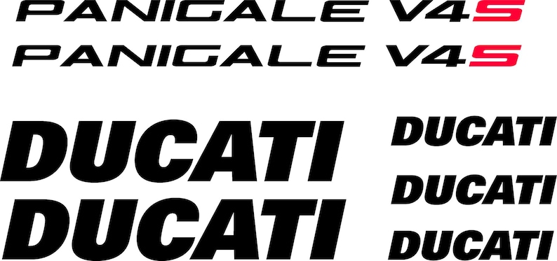 Ducati Panigale V4S Decal Vinyl Sticker Set - Etsy