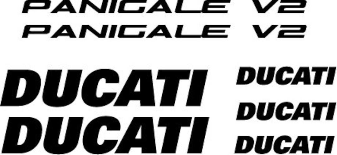 Ducati Panigale V2 Decal Vinyl Sticker Set - Etsy