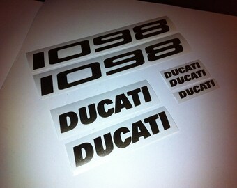 Ducati Monster Decal Vinyl Sticker Set | Etsy