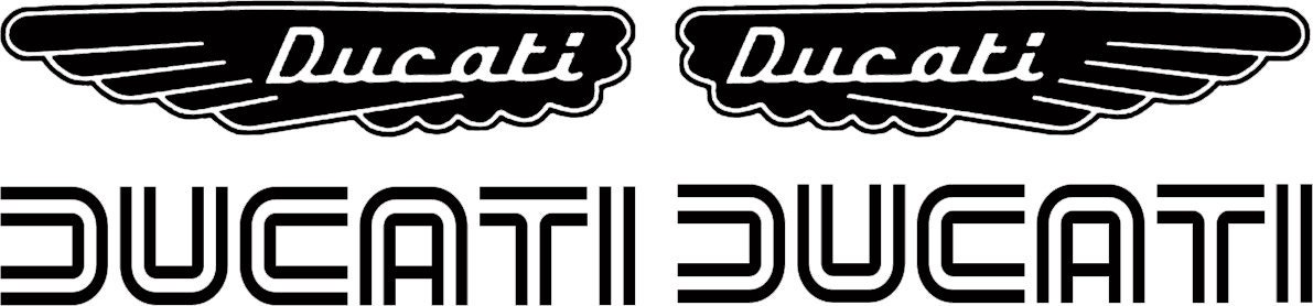 Ducati Retro Vintage Decal Vinyl Sticker Set - Etsy