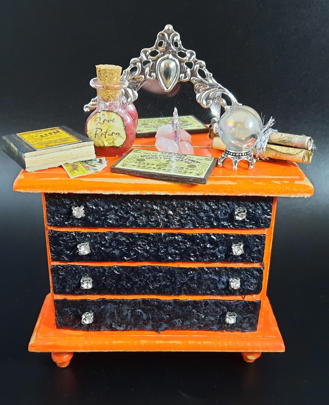 A Fall Favorite! Miniature Witches Dressing Table, With Everything a ...