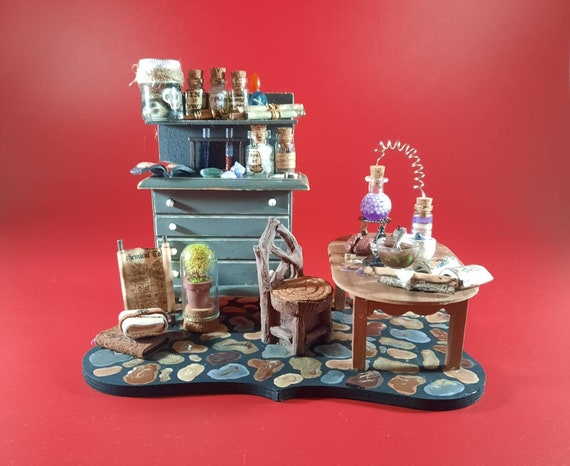 Miniature Ancient Alchemist Laboratory Loaded With Lots of - Etsy