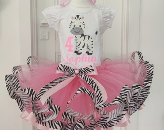 Zebra Tutu Dress - Etsy