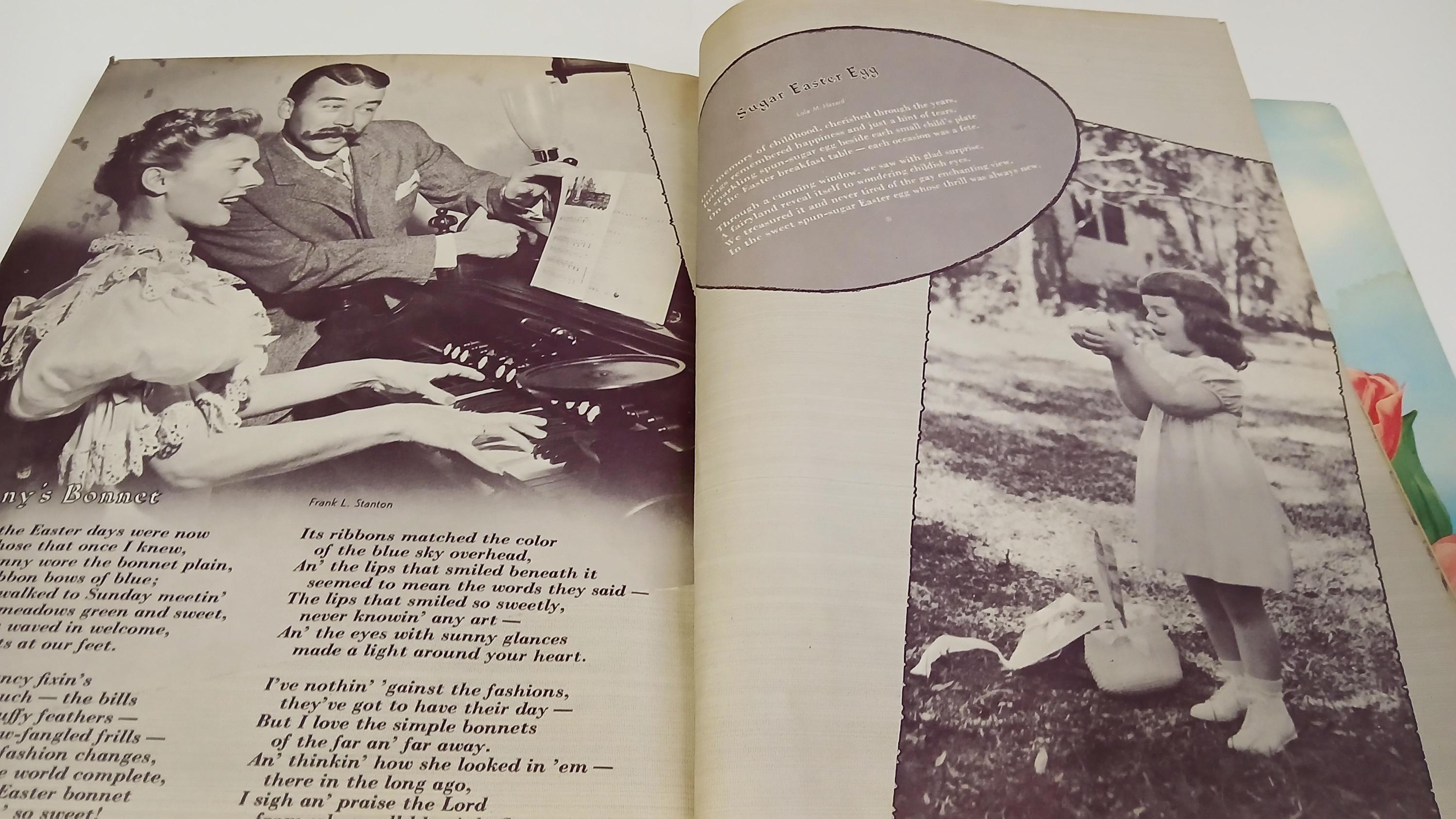 1957 Easter Ideals Book Vintage Retro Holiday Traditions Coffee Table ...
