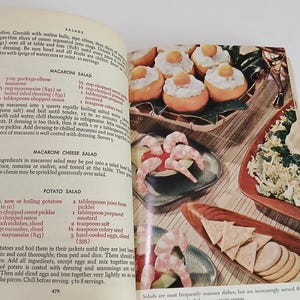 1960s the Modern Family Cookbook by Meta Given Vintage Antique Retro ...