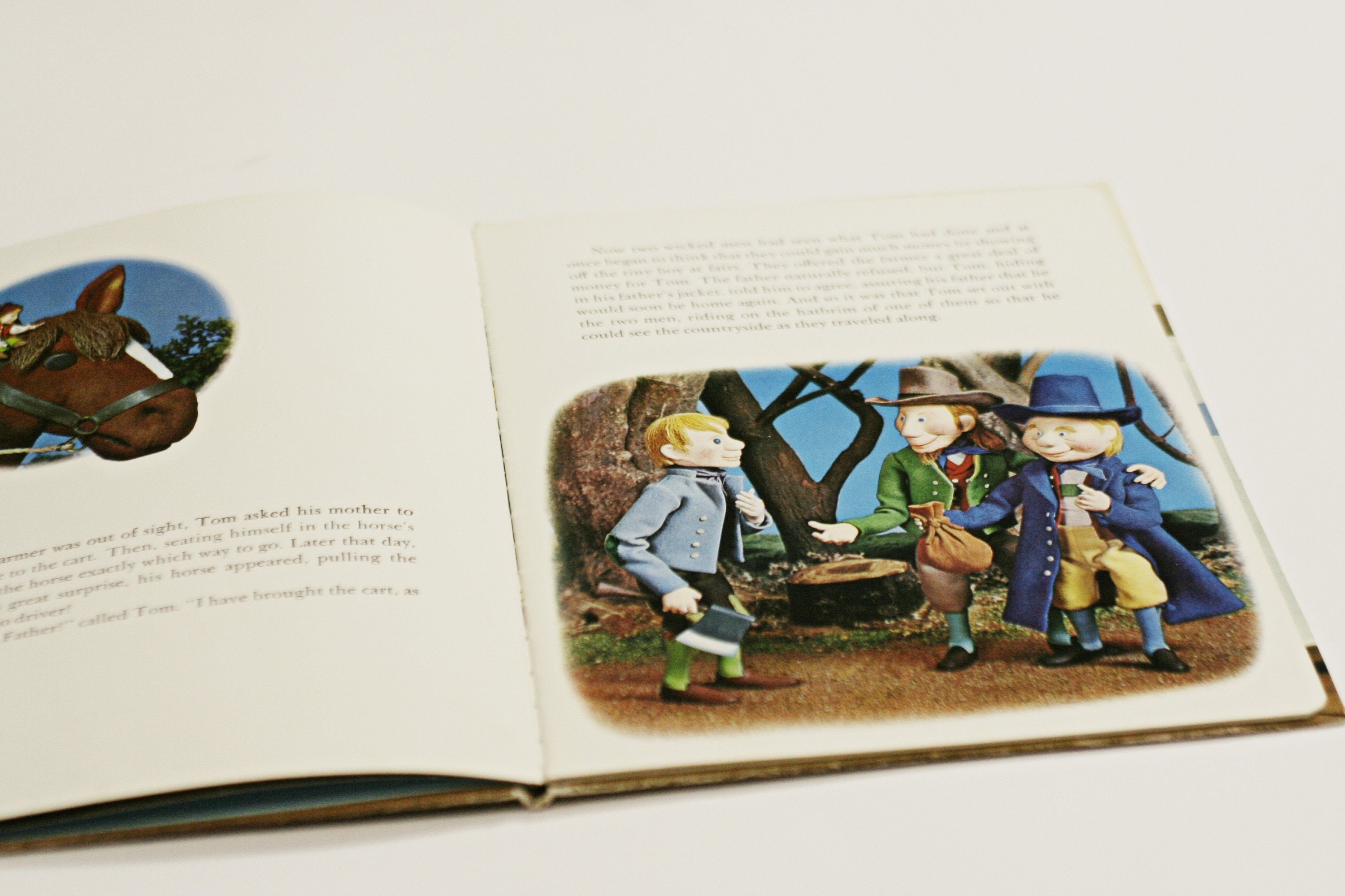1970s Tom Thumb Book Vintage Retro Childrens Stories Classic Hardcover ...