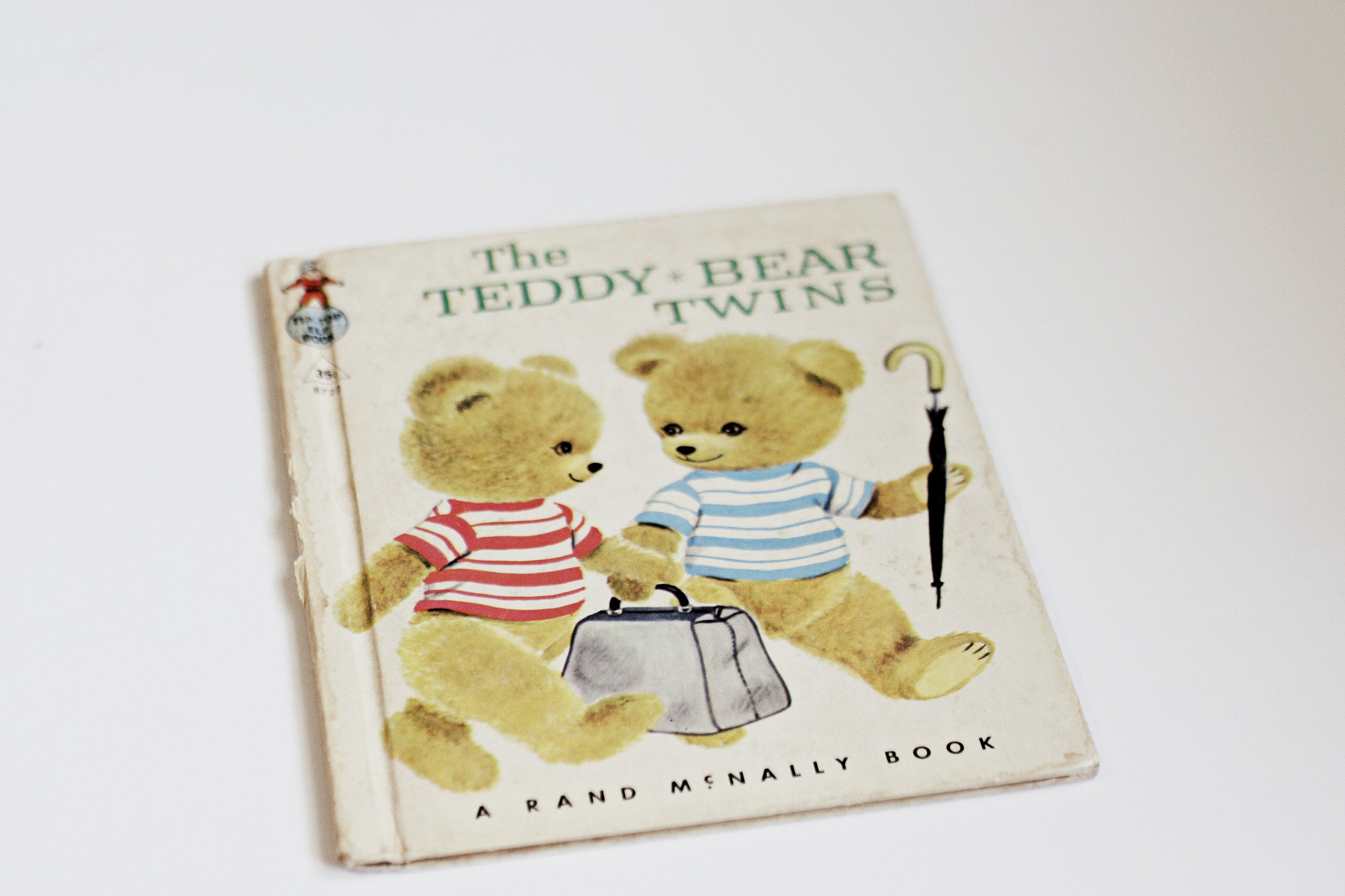 1960s the Teddy Bear Twins Book Rand Mcnally Vintage Retro Antique ...