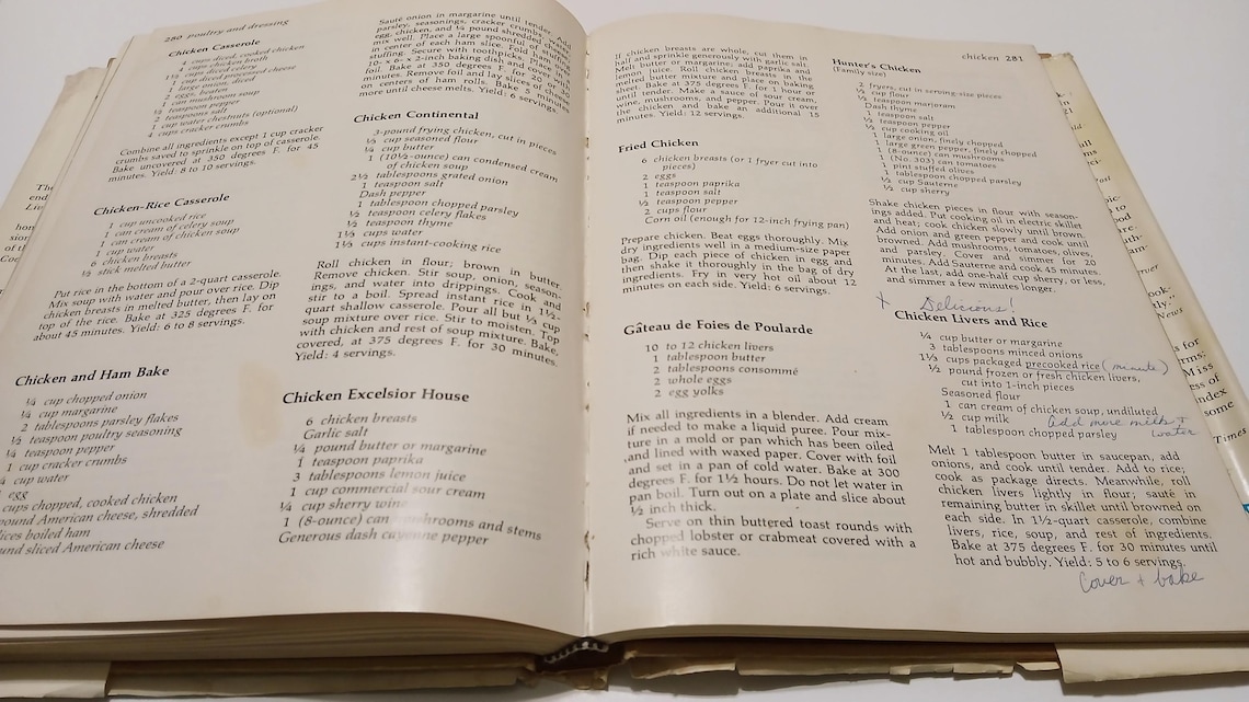1970s Southern Cooking Cookbook Southern Living Vintage Retro Hardcover ...