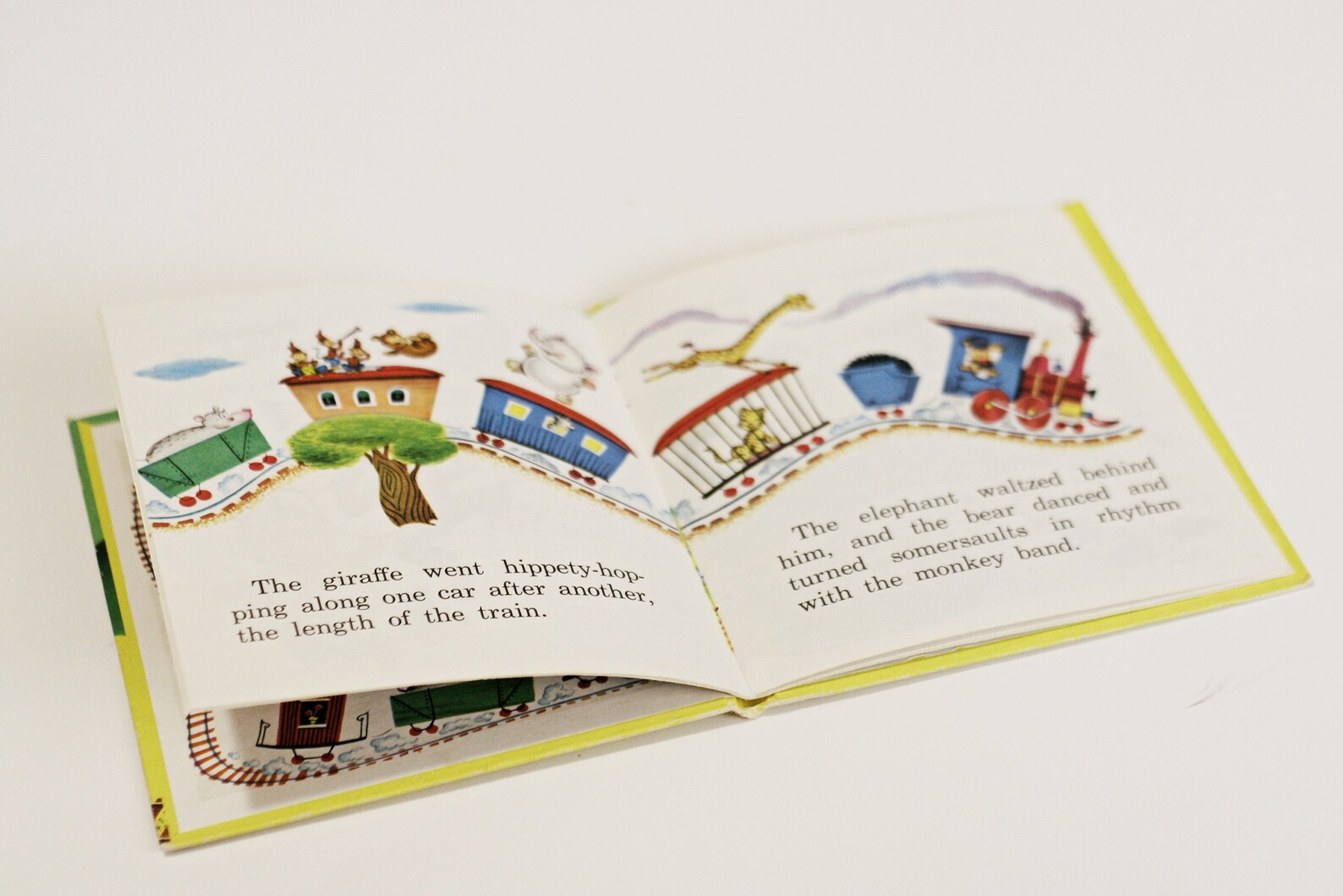 1952 Animal Train Vintage Childrens Hardcover Book Retro Antique Kids ...