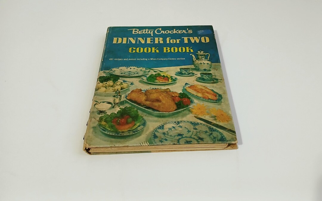 1958 Betty Crocker Dinner for Two Cookbook First Edition Vintage Retro ...