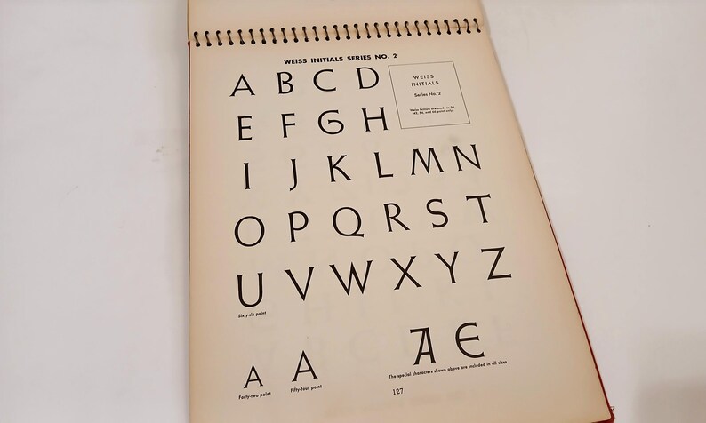 1950s Type and Lettering for Typographers Vintage Retro Antique ...
