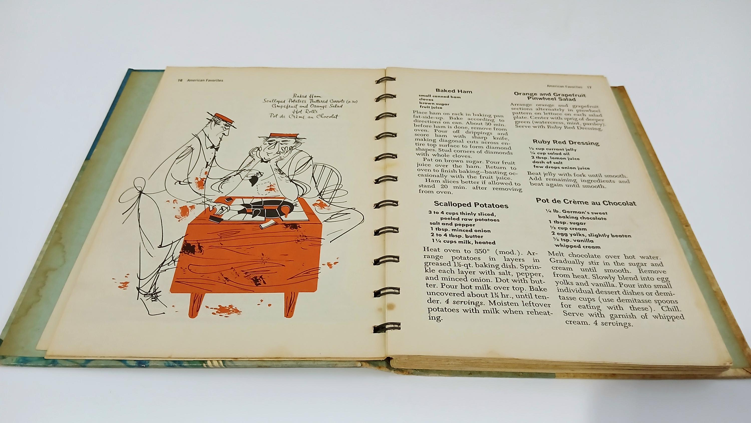 1958 Betty Crocker Dinner for Two Cookbook First Edition Vintage Retro ...