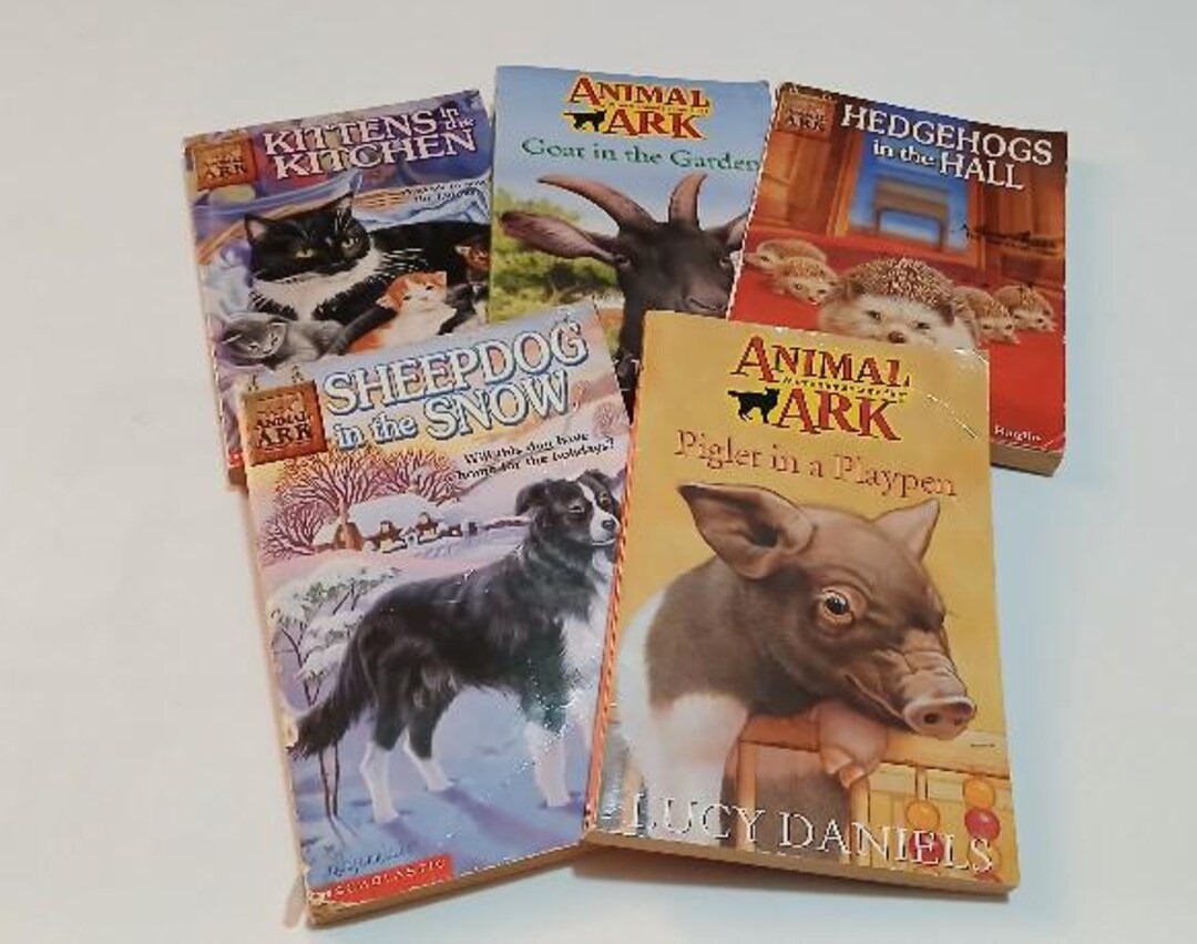 Early 2000s Set of 5 Animal Ark Books Ben Baglio Lucy Daniels Vintage ...