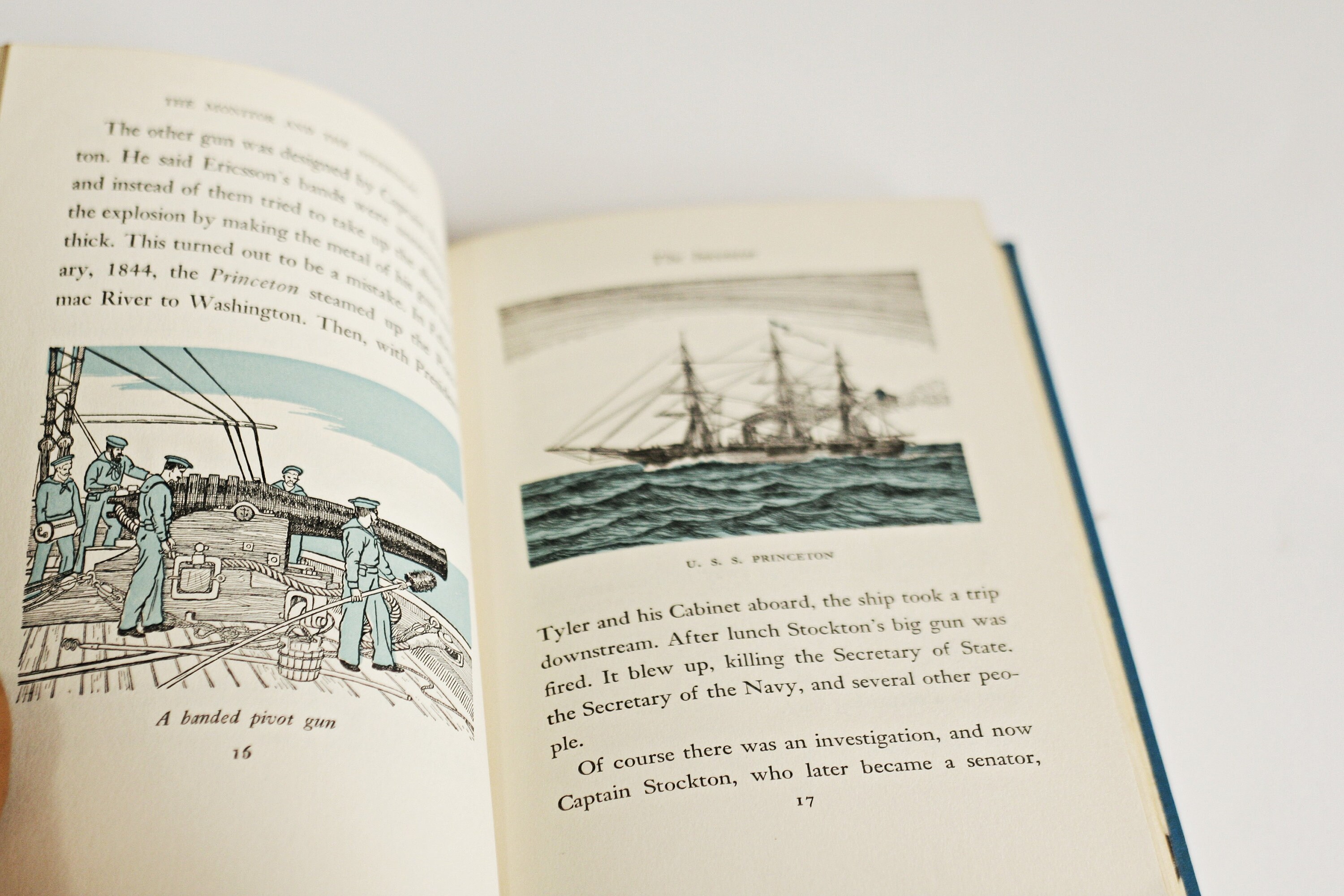 1951 the Monitor and the Merrimac by Fletcher Pratt Landmark Books ...
