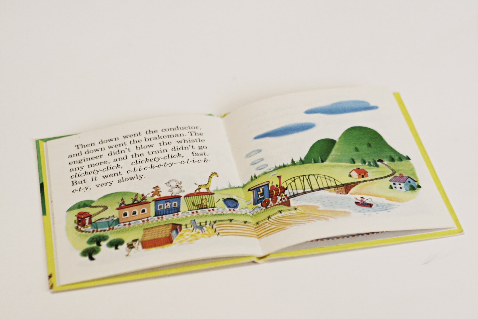 1952 Animal Train Vintage Childrens Hardcover Book Retro Antique Kids ...