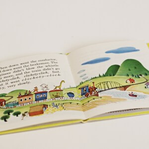 1952 Animal Train Vintage Childrens Hardcover Book Retro Antique Kids ...