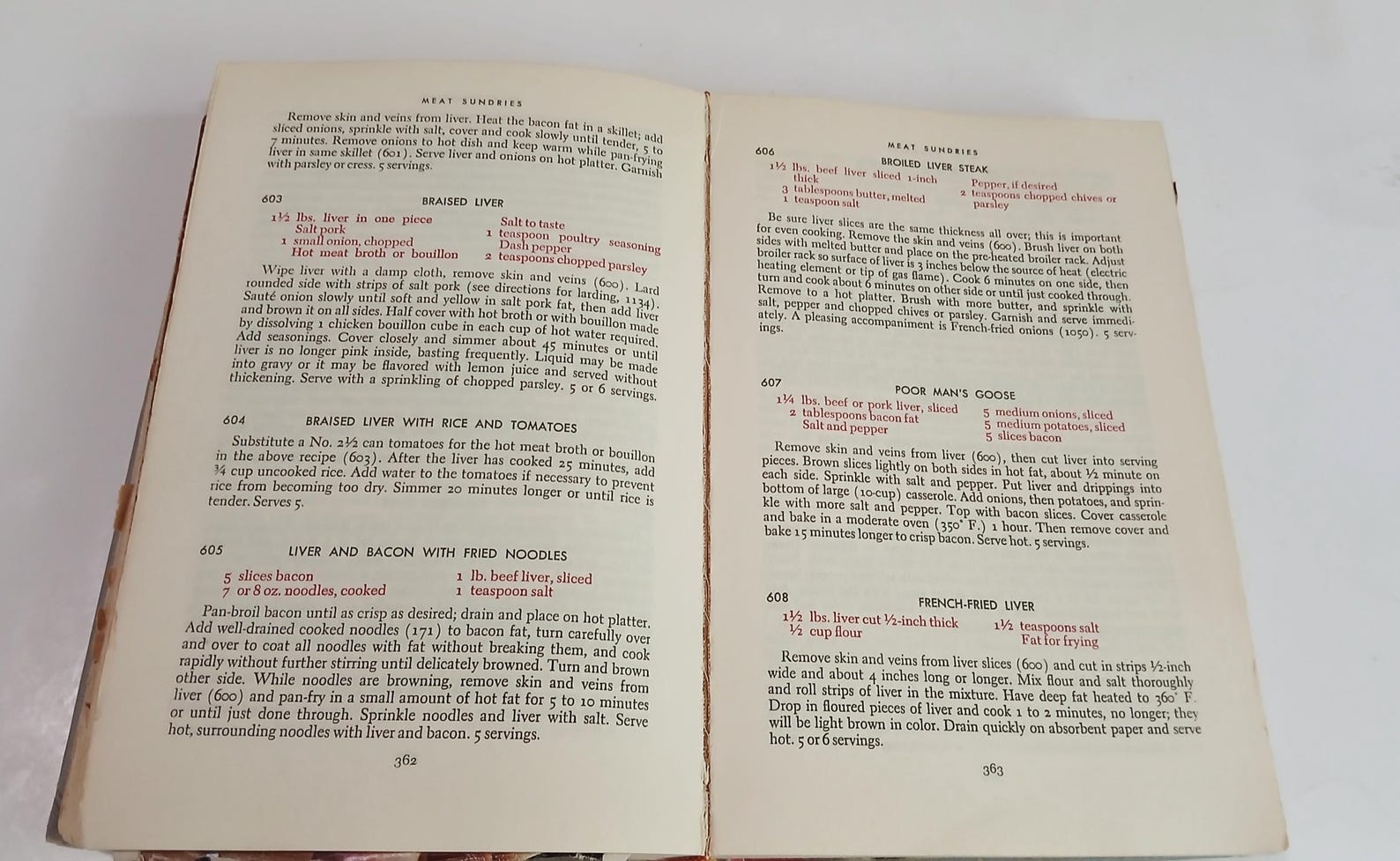 1960s the Modern Family Cookbook by Meta Given Vintage Antique Retro ...