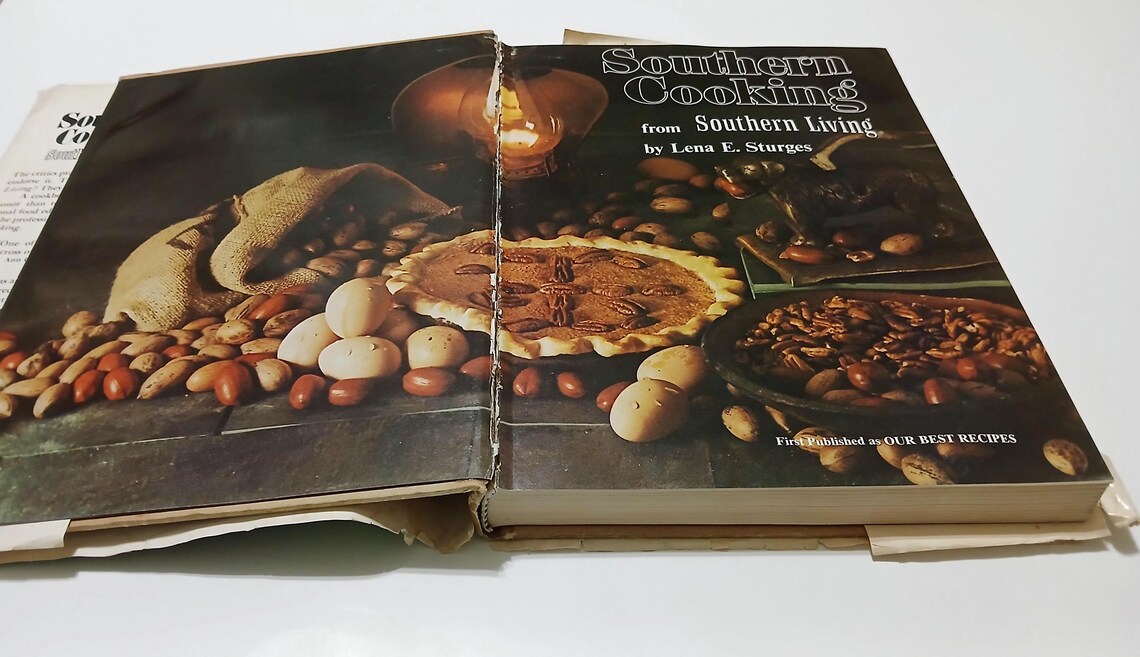 1970s Southern Cooking Cookbook Southern Living Vintage Retro Hardcover ...