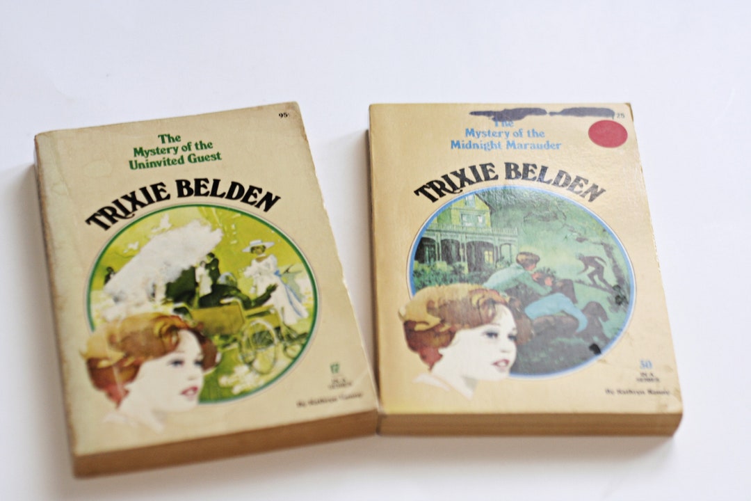 1970s/80s Trixie Belden Books Set of 2 Mystery of the Uninvited Guest ...
