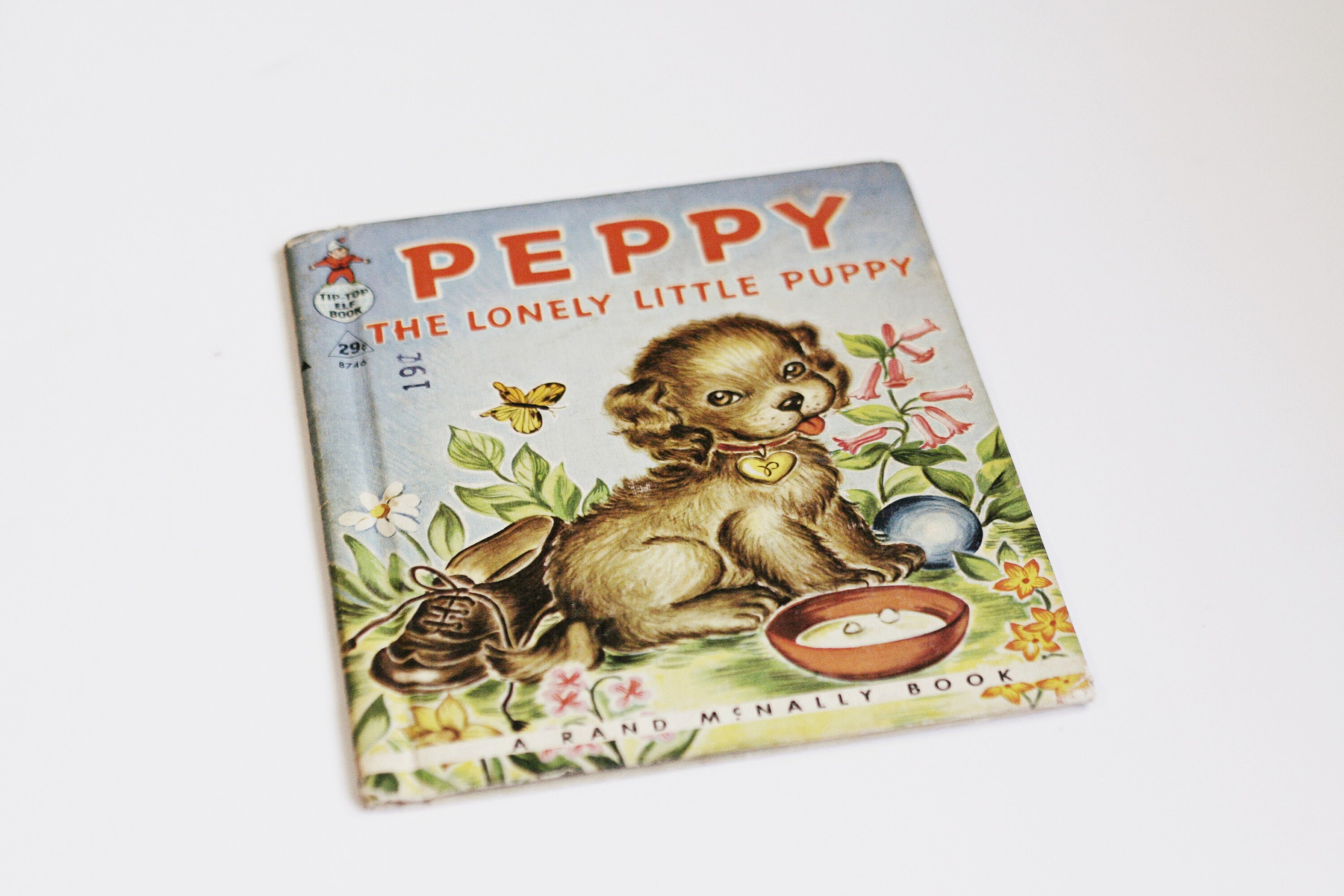 1947 Peppy the Lonely Little Puppy Book Childrens Toddlers Antique ...