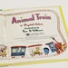 1952 Animal Train Vintage Childrens Hardcover Book Retro Antique Kids ...