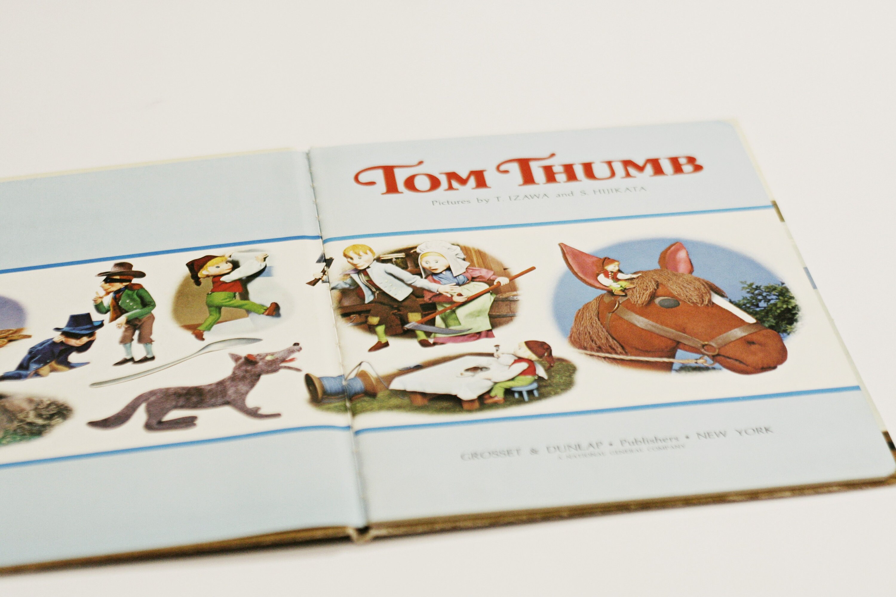 1970s Tom Thumb Book Vintage Retro Childrens Stories Classic Hardcover ...