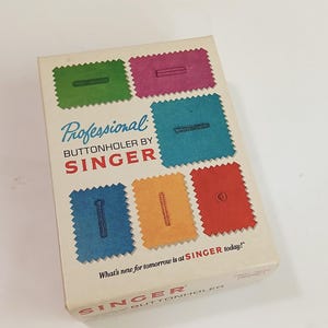 1970s Professional Buttonholer by Singer Vintage Retro Sewing Craft ...