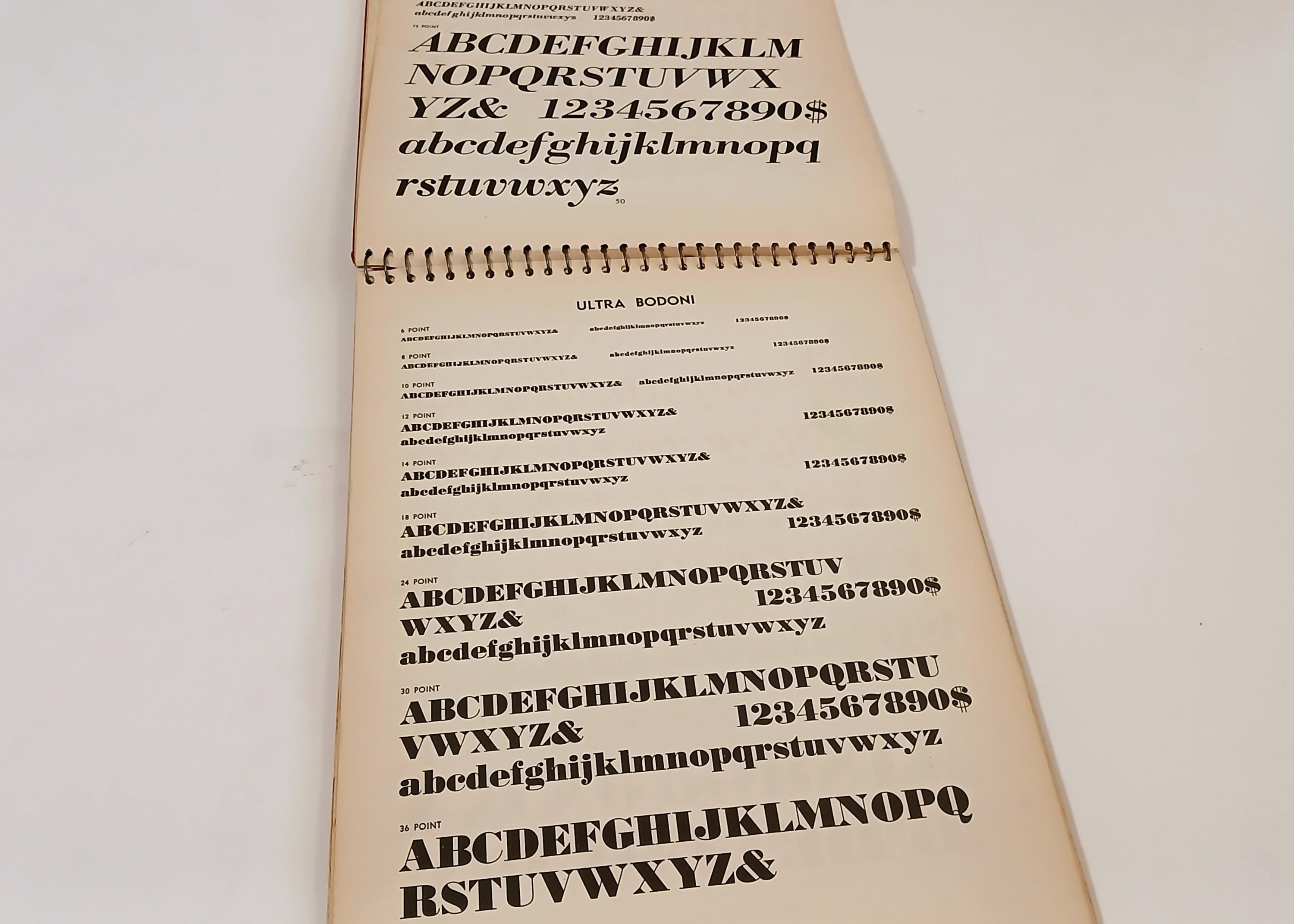 1950s Type and Lettering for Typographers Vintage Retro Antique ...
