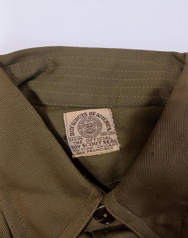 1950s Boy Scouts of America Uniform Pants Belt Shirt With Patches ...