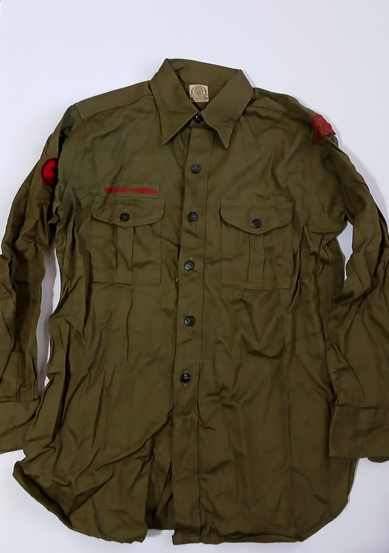 1950s Boy Scouts of America Uniform Pants Belt Shirt With Patches ...