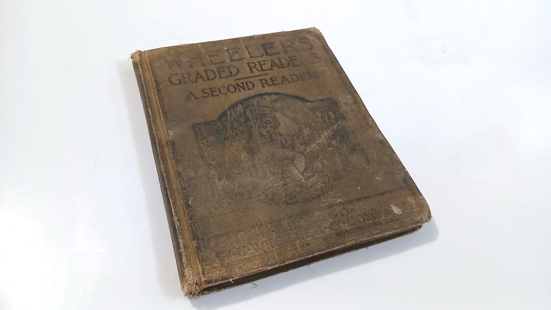 1903 Wheeler's Graded Readers Second Reader Antique Vintage School ...