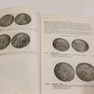 1950s German Talers 1700-1800 by John C. Davenport Vintage Retro Coin ...