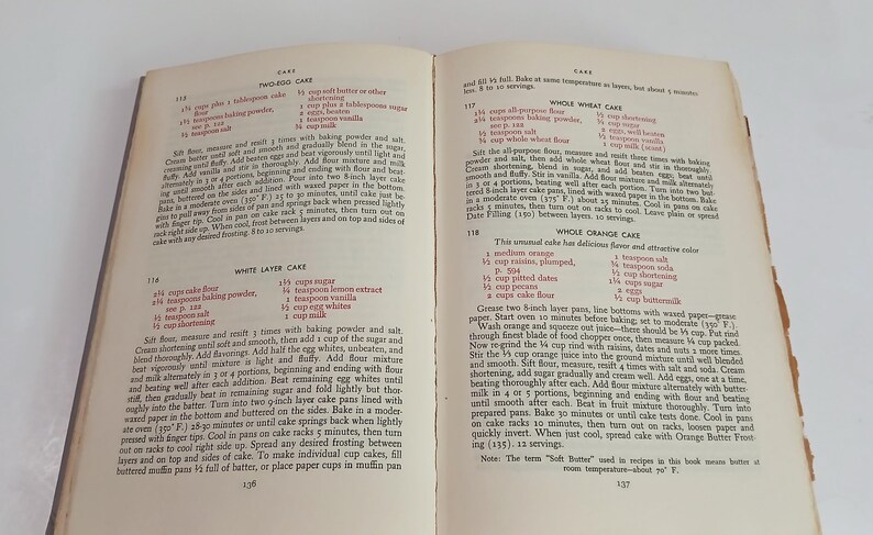 1960s the Modern Family Cookbook by Meta Given Vintage Antique Retro ...