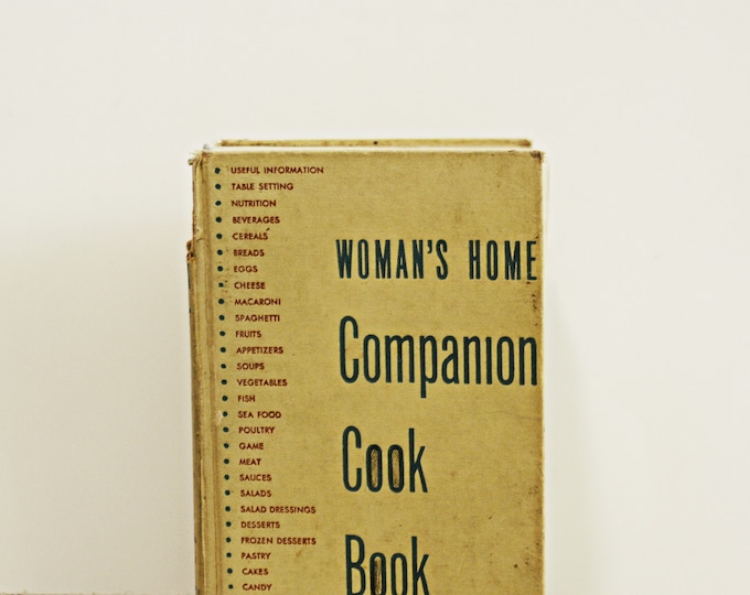 1951 Woman's Home Companion Cook Book Vintage Retro Antique Mid Century ...