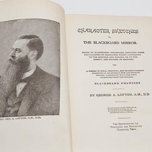 1890s Character Sketches Illustrated by George A Lofton Christian ...