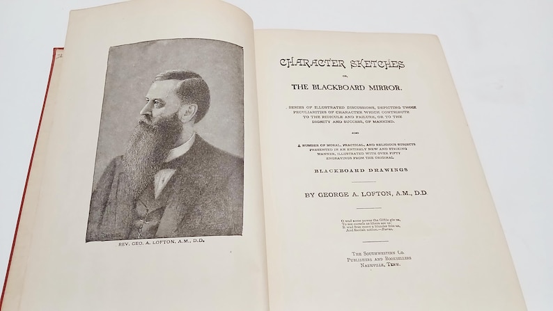 1890s Character Sketches Illustrated by George A Lofton Christian ...