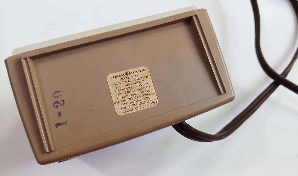 1960s General Electric Automatic Timer Vintage Retro Antique Home ...