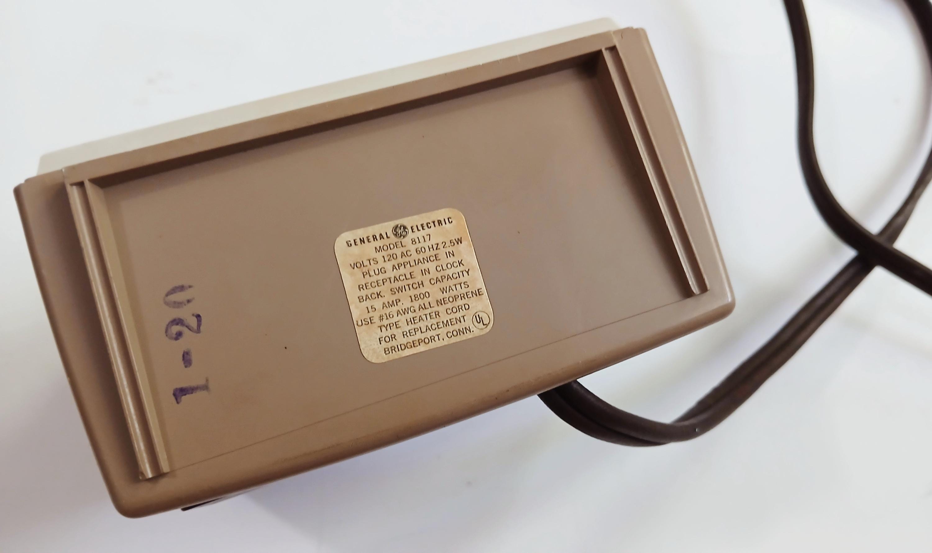 1960s General Electric Automatic Timer Vintage Retro Antique Home ...