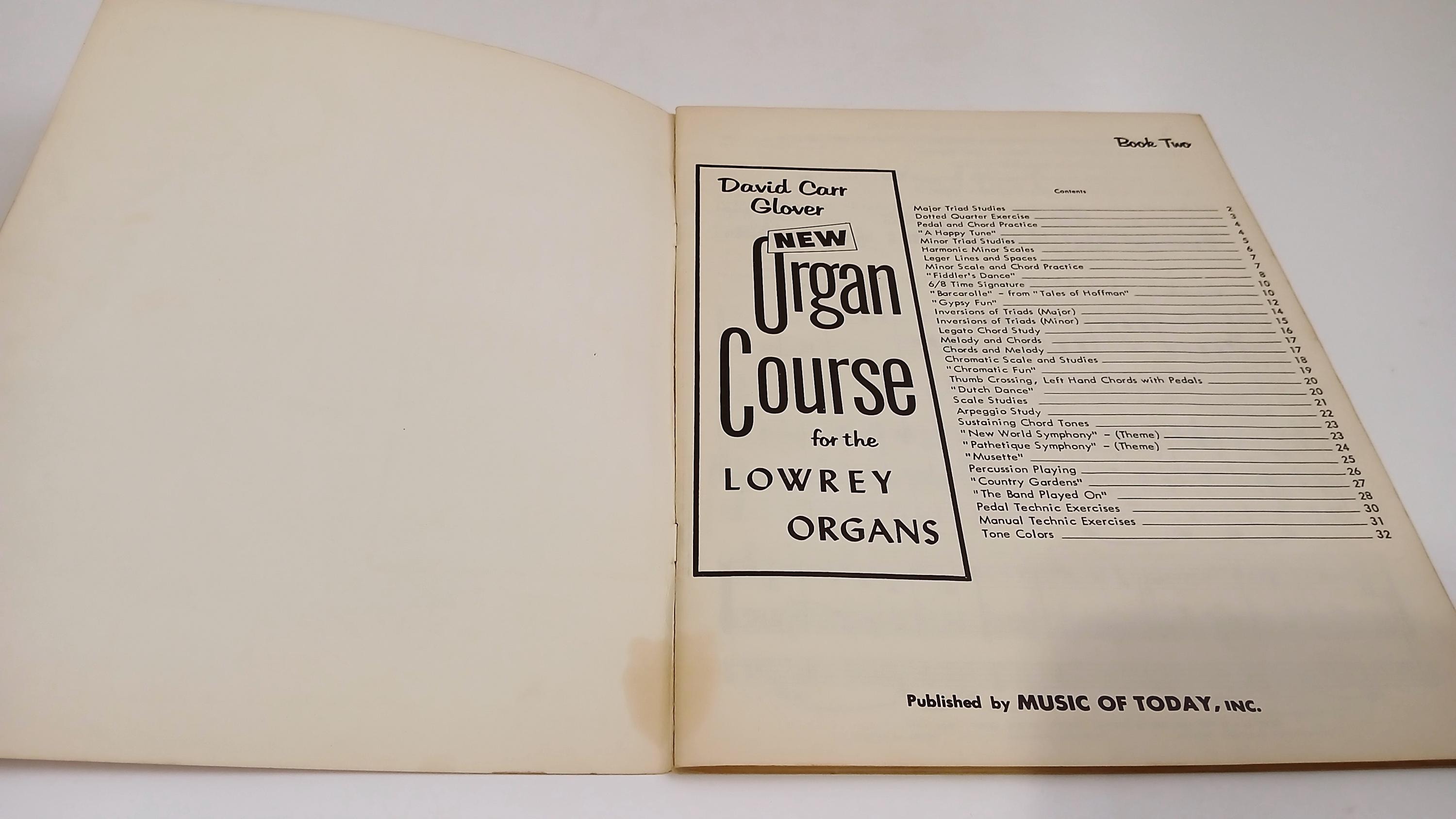 1950s Set of 2 Organ Course Sheet Music Books Ethel Smith David Carr ...