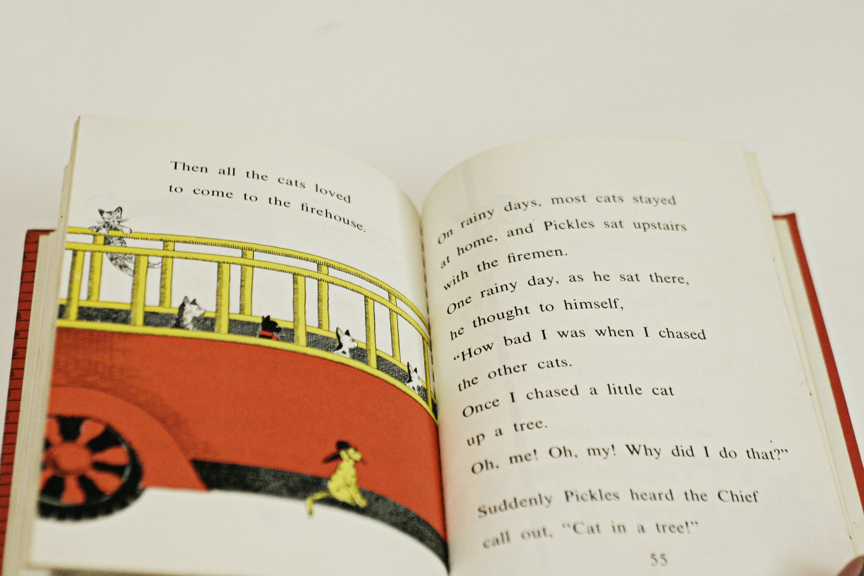 1960 Fire Cat Book by Esther Averill Weekly Readers Book Club Edition ...