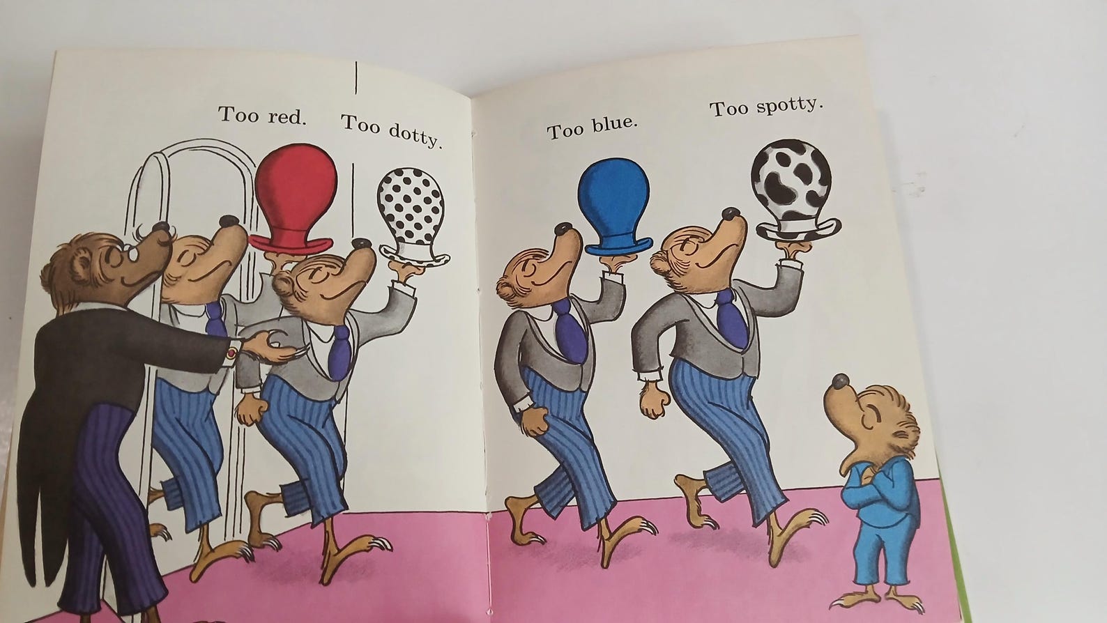 1970s Old Hat New Hat Berenstain Bears Book Vintage Retro Children's ...