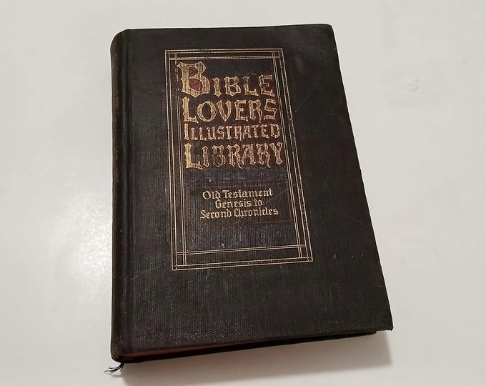 1920s Bible Lover's Illustrated Library Volume 1 Genesis to Second ...