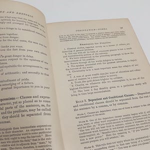 1880s Hart's Composition and Rhetoric Antique Vintage Hardcover ...