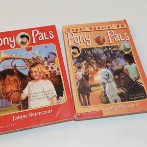 Early 2000s Set of 2 Pony Pals Books Ponies on Parade & the Last Pony ...
