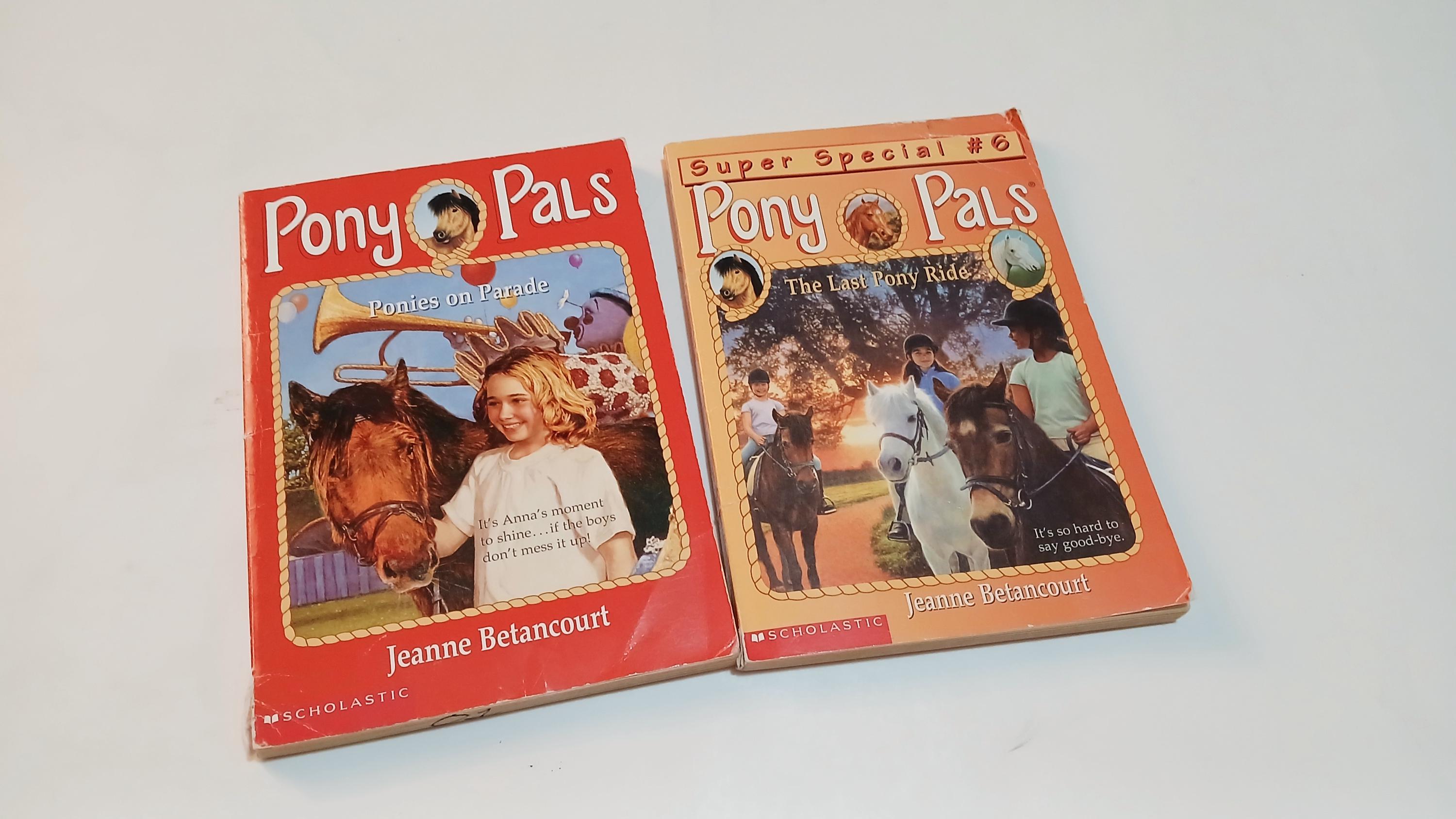 Early 2000s Set of 2 Pony Pals Books Ponies on Parade & the Last Pony ...