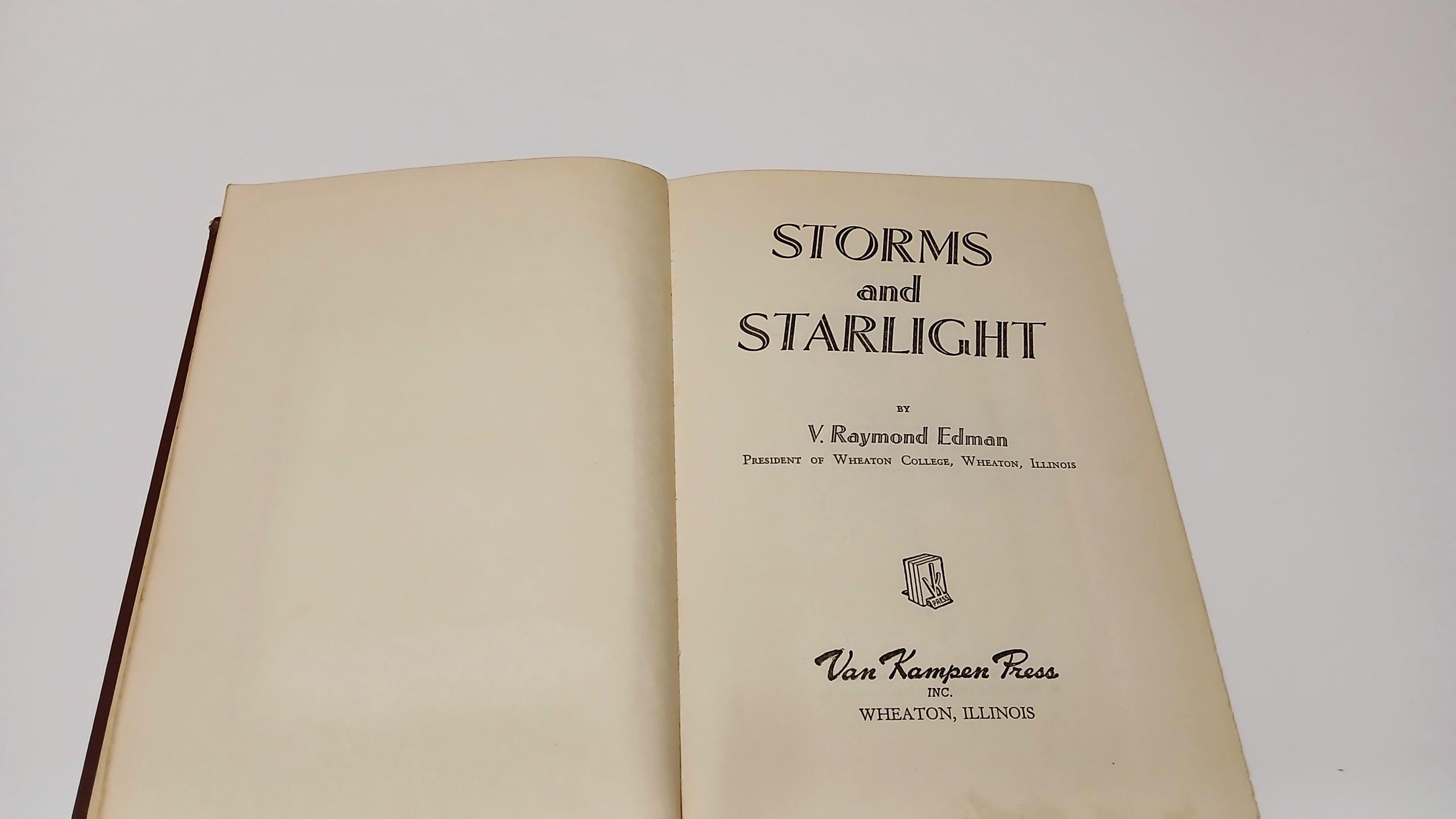 1950s Storms and Starlight by V. Raymond Edman Vintage Retro Christian ...