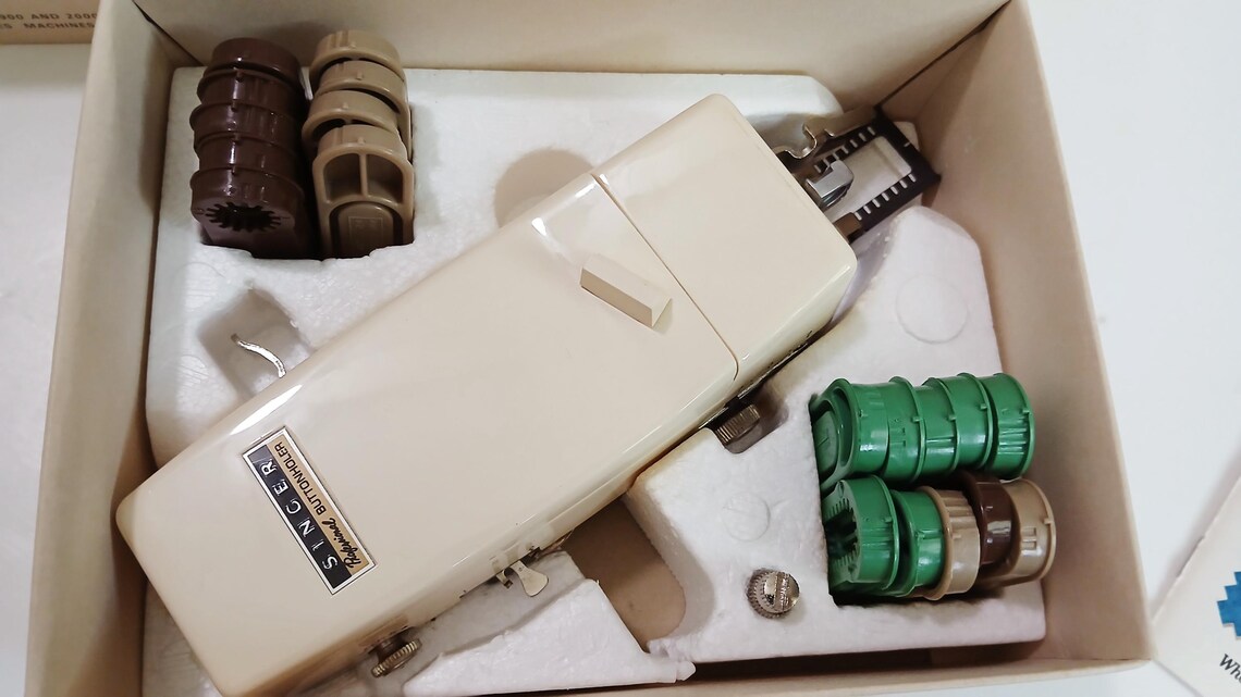 1970s Professional Buttonholer by Singer Vintage Retro Sewing Craft ...